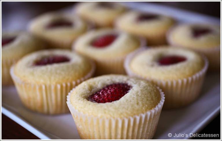 Strawberry Friands | Julio's Delicatessen